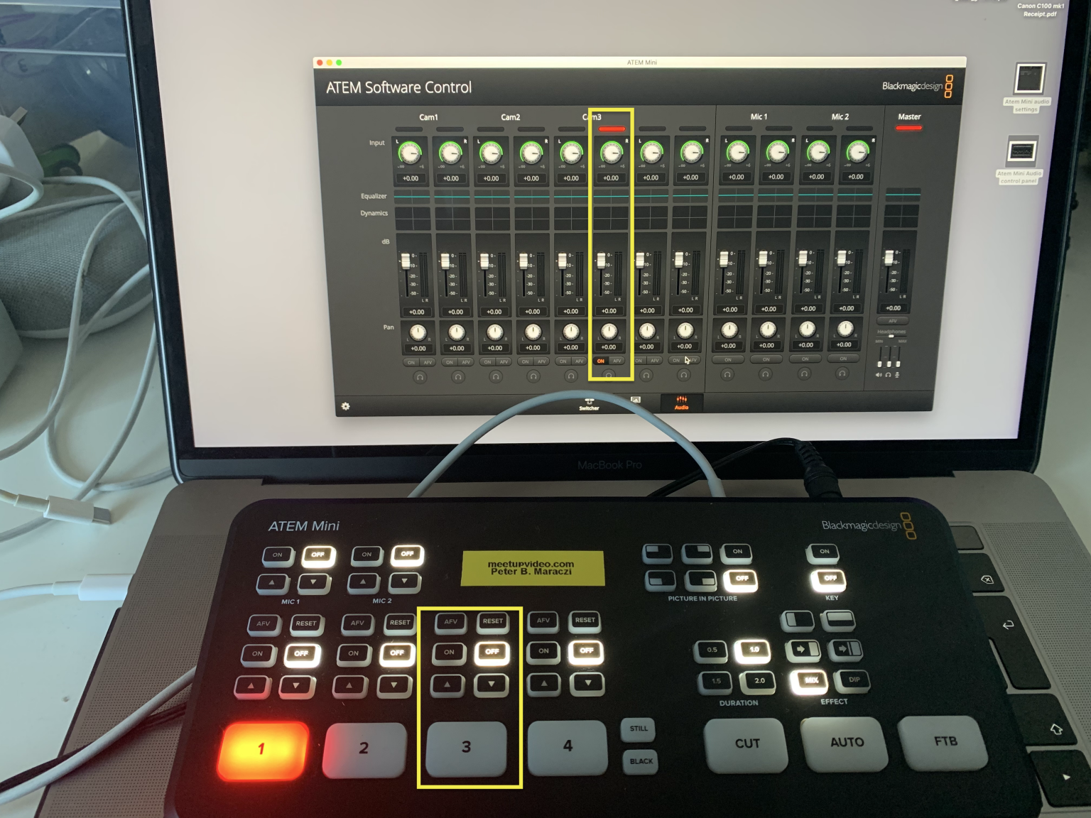 Blackmagic Design ATEM Mini Split Audio into Separate Mono channels ...